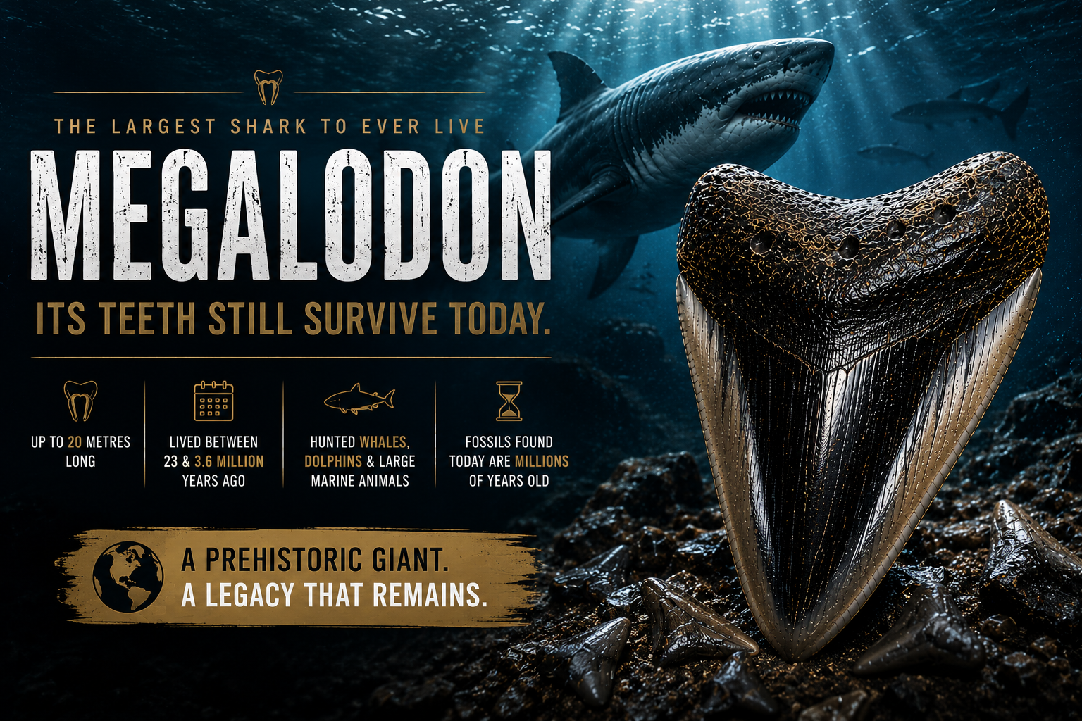 Megalodon Teeth: Size, Age, Value & Fossil Guide | GeoFossils - GeoFossils