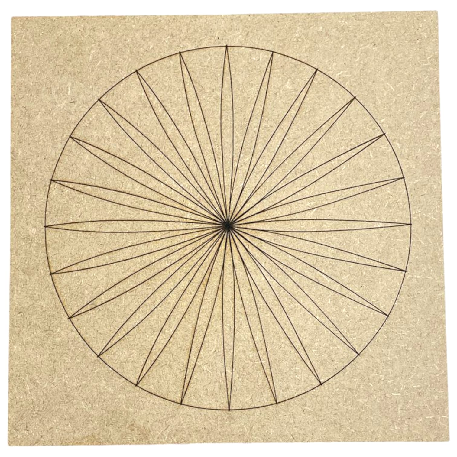 Sun Sacred Geometry Grid | Wooden Crystal Board for Confidence and ...